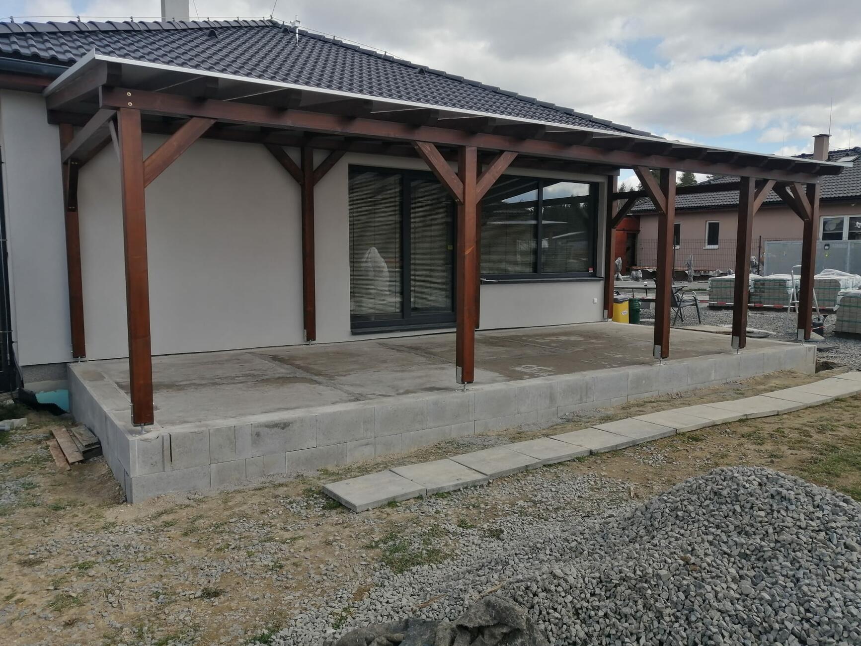 Pergola na terasu - Vetas